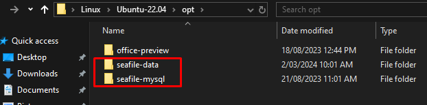 Seafile Server Migration From Windows Docker Desktop To Ubuntu 22 04 Docker Engine Seafile